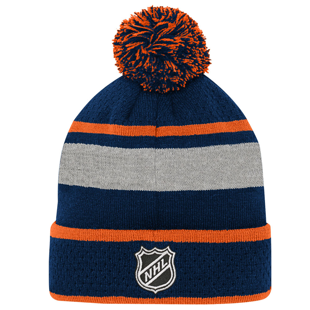 TheSportsDen.ca: Edmonton Oilers Youth Breakaway Jacquard Cuffed Knit ...